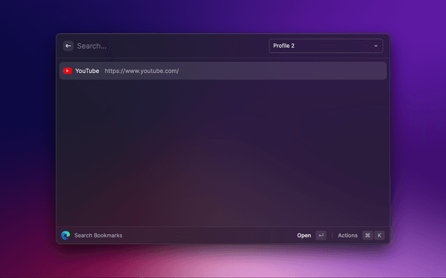Raycast Store: Microsoft Edge