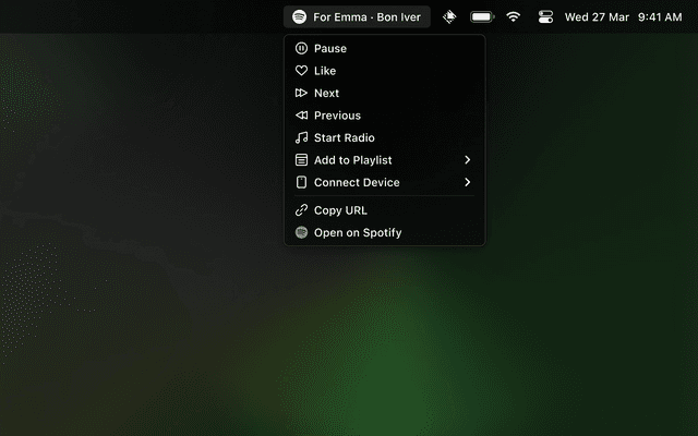 Raycast Store: Spotify Player