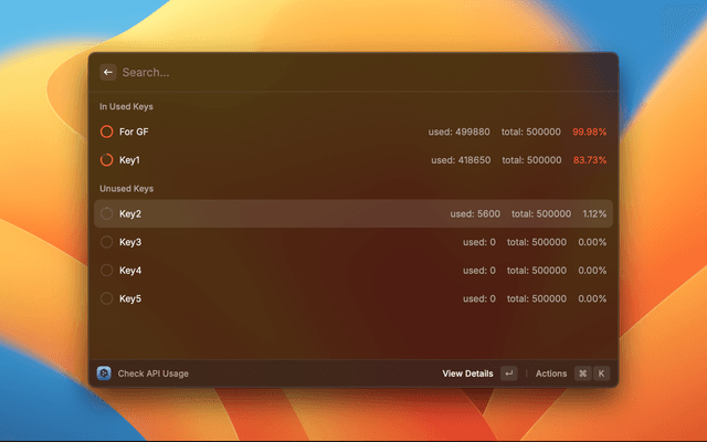 Raycast Store: DeepL API Usage