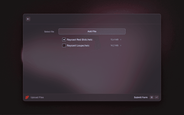 Raycast Store: UploadThing