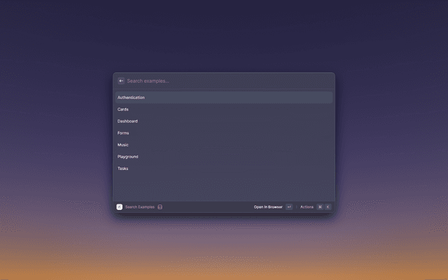 Raycast Store: Shadcn/ui