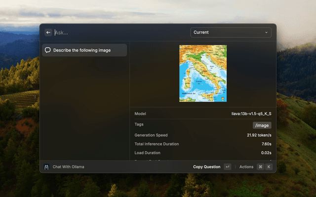 Raycast Store: Ollama AI