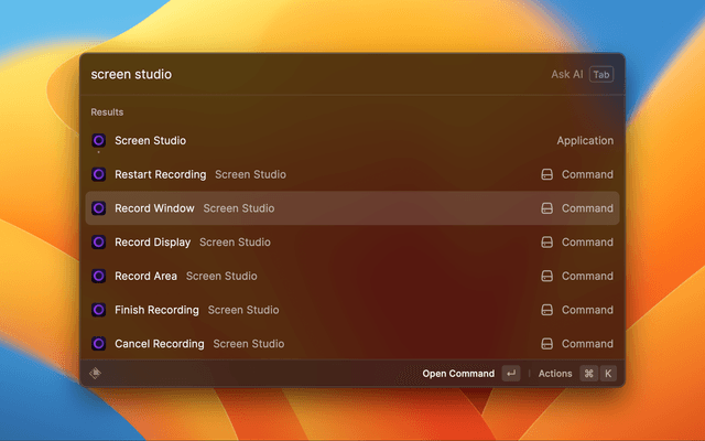 Raycast - Your shortcut to everything