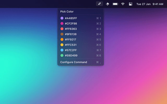 Raycast Store: Color Picker
