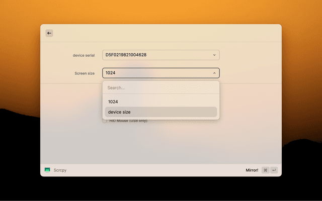 Raycast Store: Scrcpy