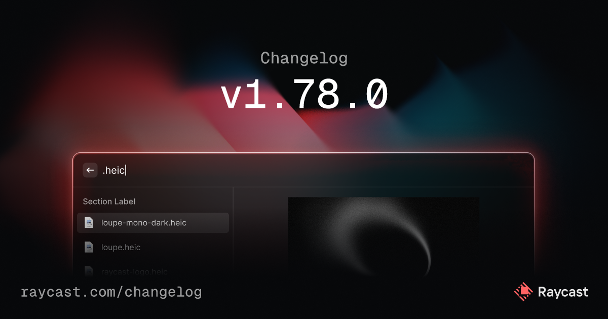 Raycast v1.78.0 - Window Layouts