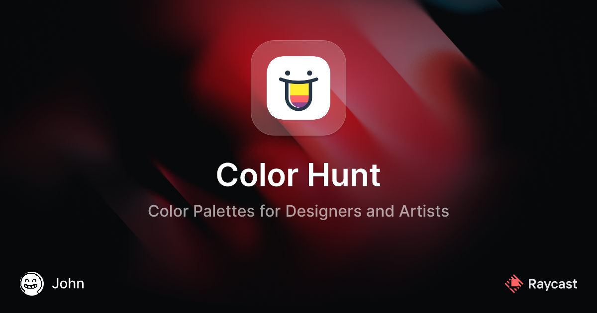 Raycast Store: Color Hunt