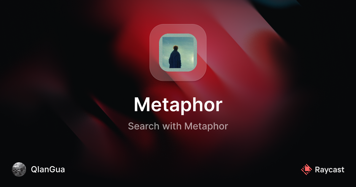 Raycast Store: Metaphor
