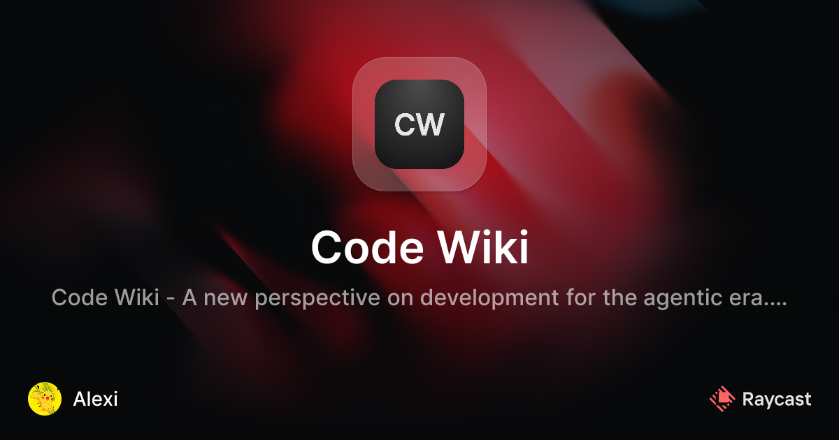 Raycast Store: Code Wiki