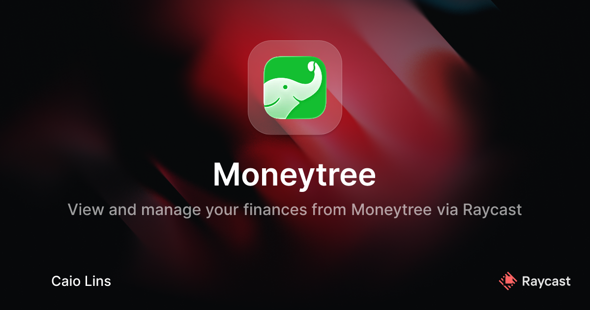 Raycast Store: Moneytree