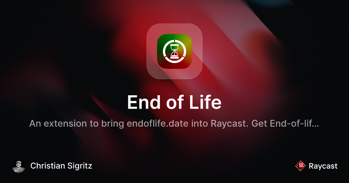 Raycast Store: End of Life