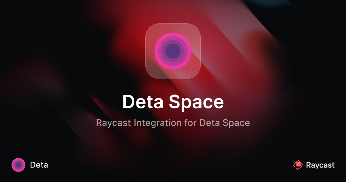 Raycast Store: Deta Space