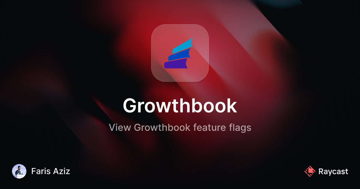 Raycast Store: Growthbook