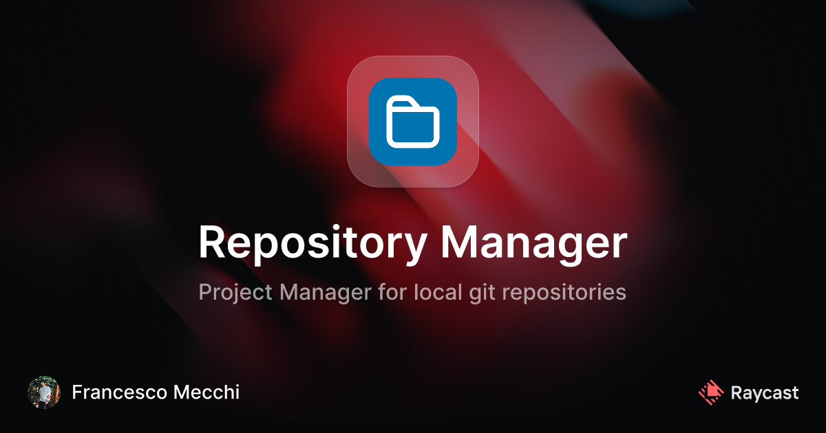Raycast Store: Repository Manager