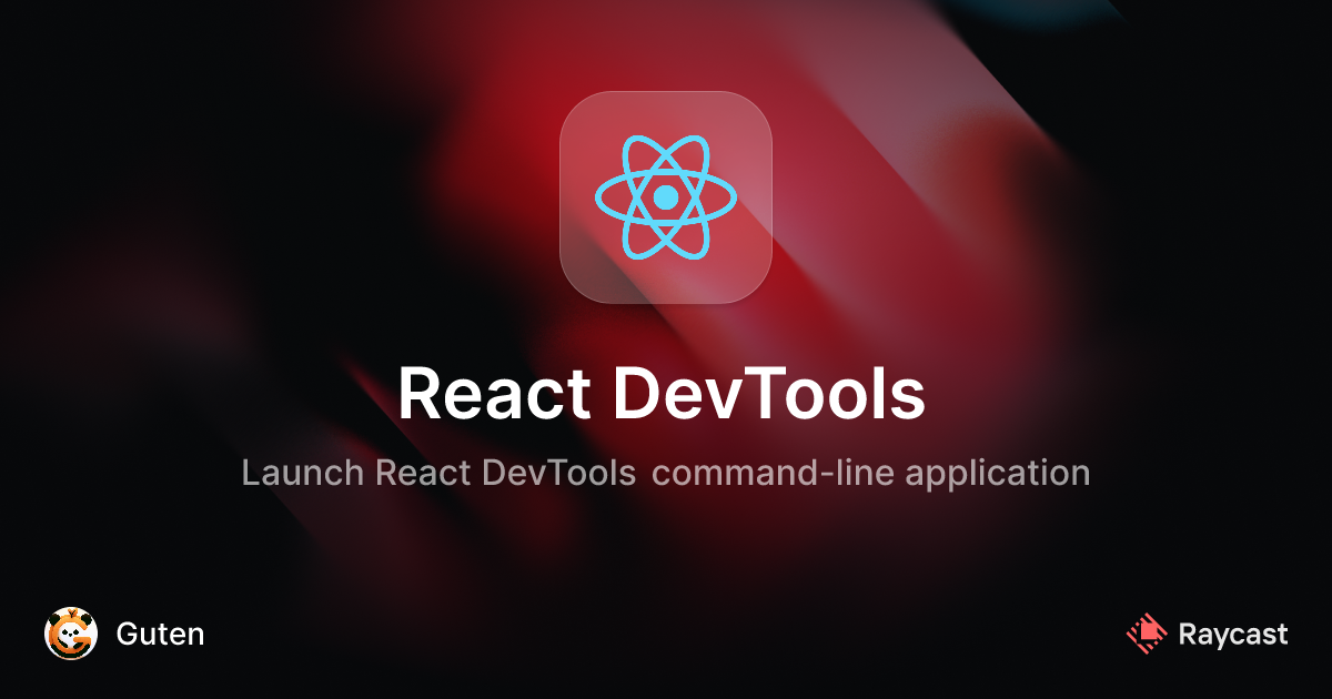 Raycast Store: React DevTools