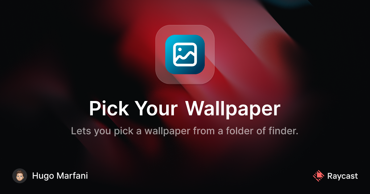 Raycast Store: Pick Your Wallpaper