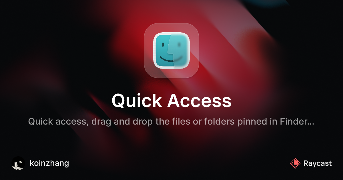 Raycast Store: Quick Access