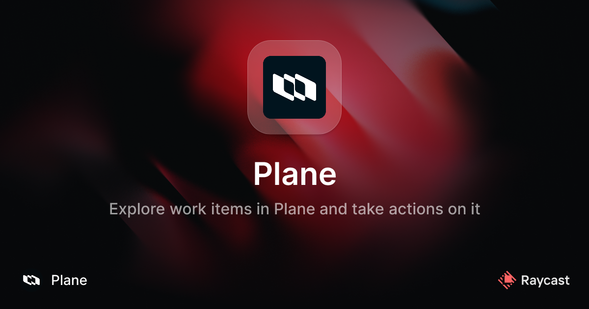Raycast Store: Plane