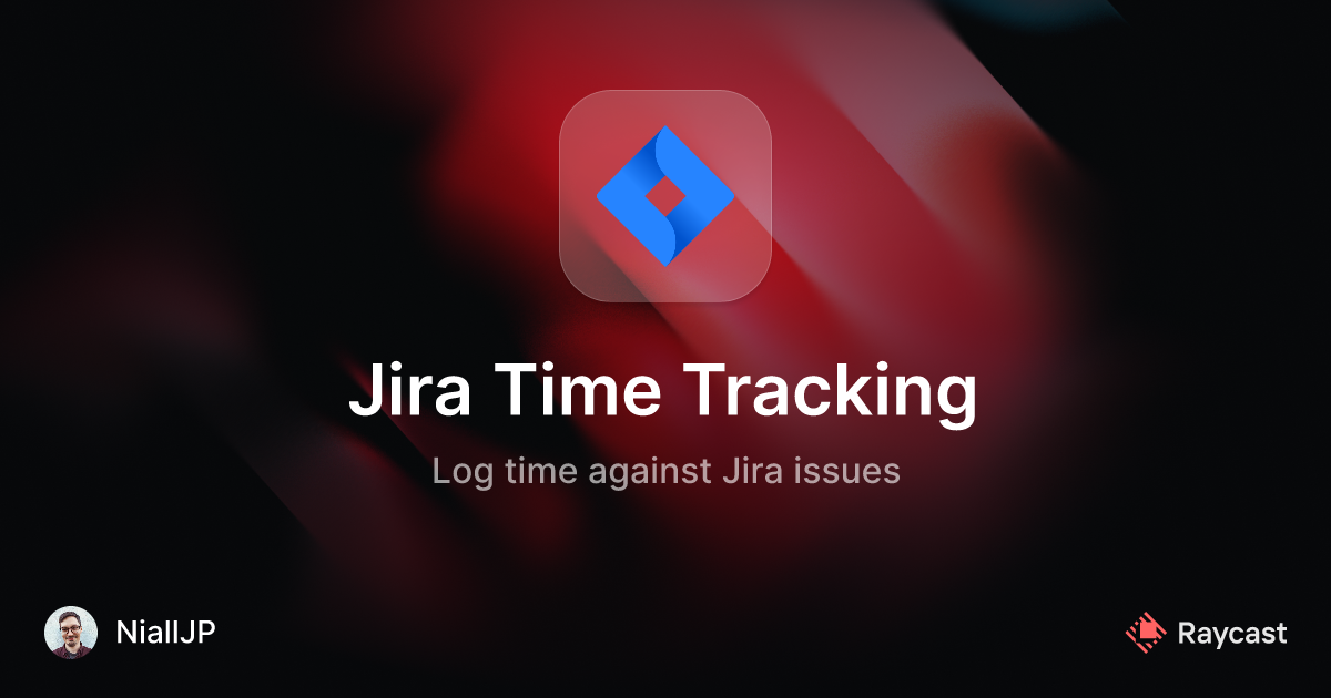 Raycast Store: Jira Time Tracking