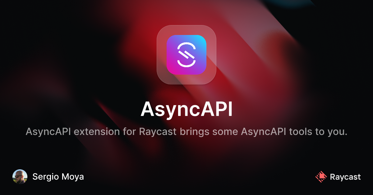 Raycast Store: AsyncAPI