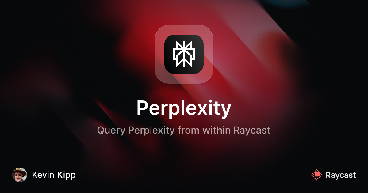 Raycast Store: Perplexity