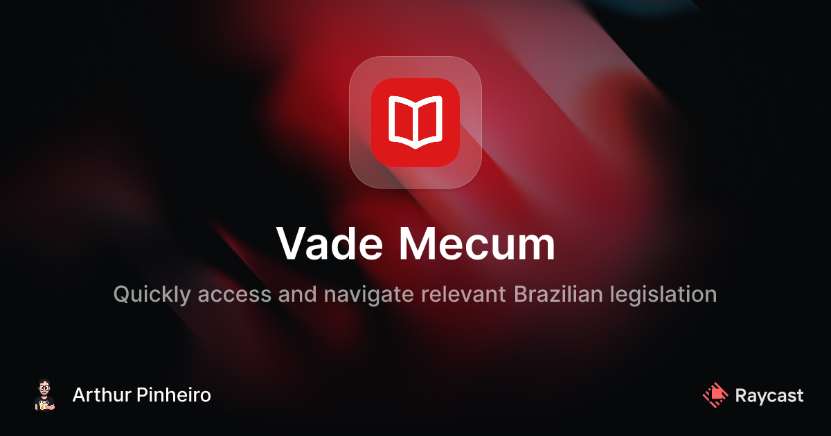Raycast Store: Vade Mecum