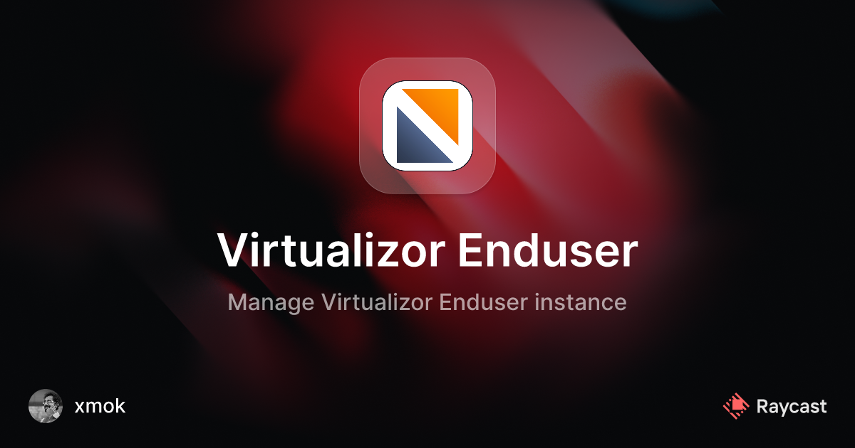 Raycast Store: Virtualizor Enduser