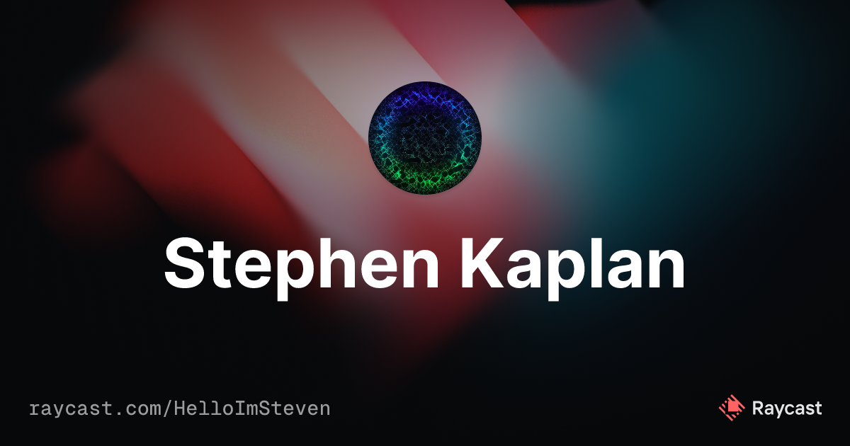 HelloImSteven (Stephen Kaplan)