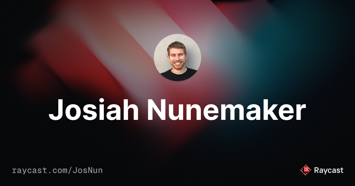 JosNun (Josiah Nunemaker)