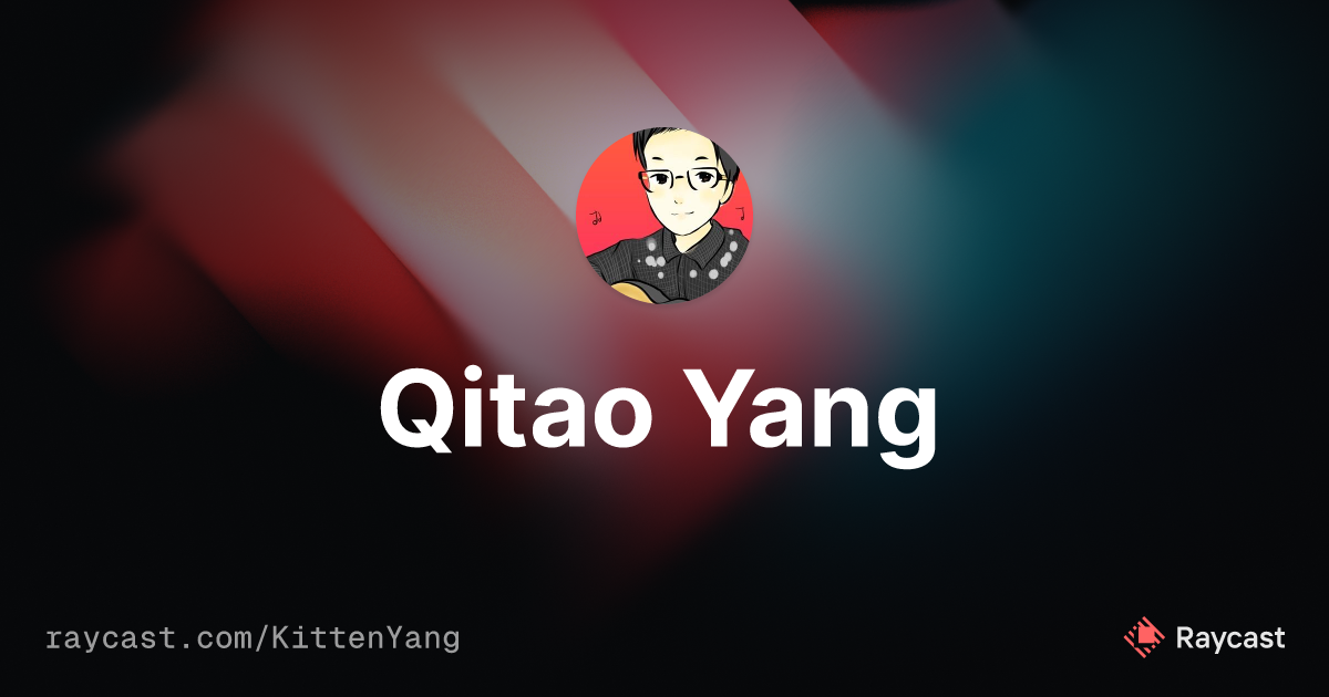 KittenYang (Qitao Yang)