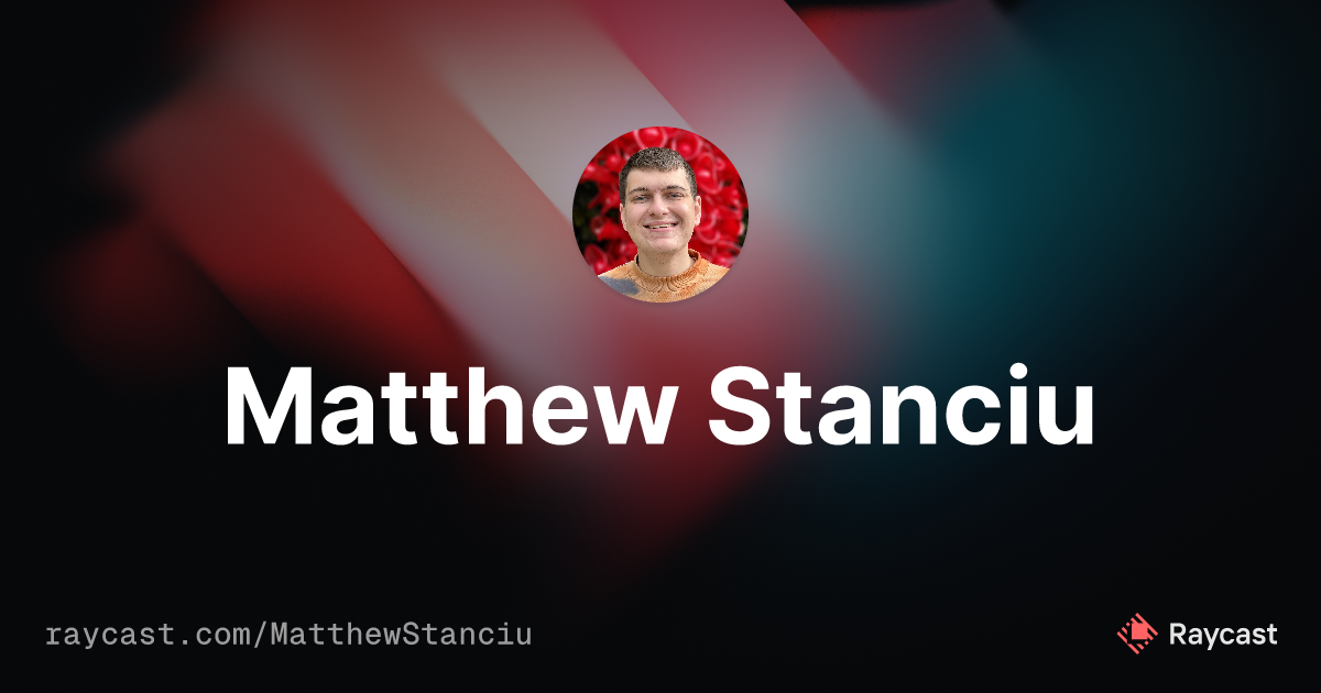 MatthewStanciu (Matthew Stanciu)