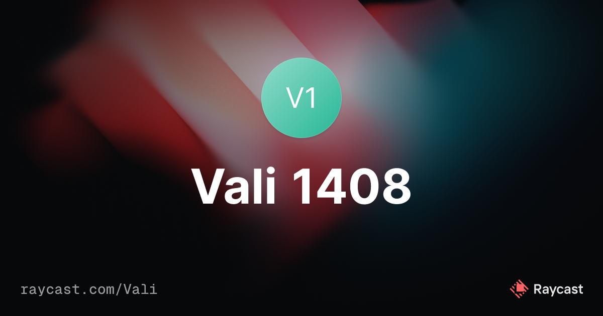 Vali (Vali 1408)