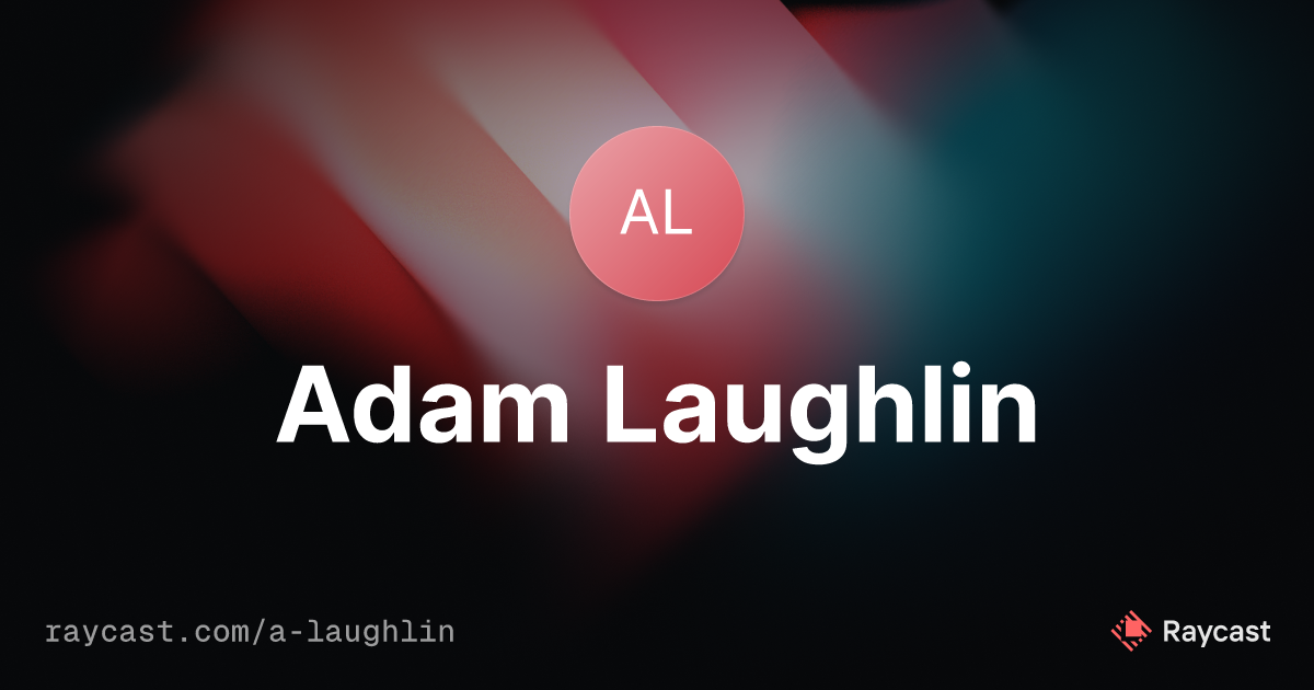 a-laughlin (Adam Laughlin)