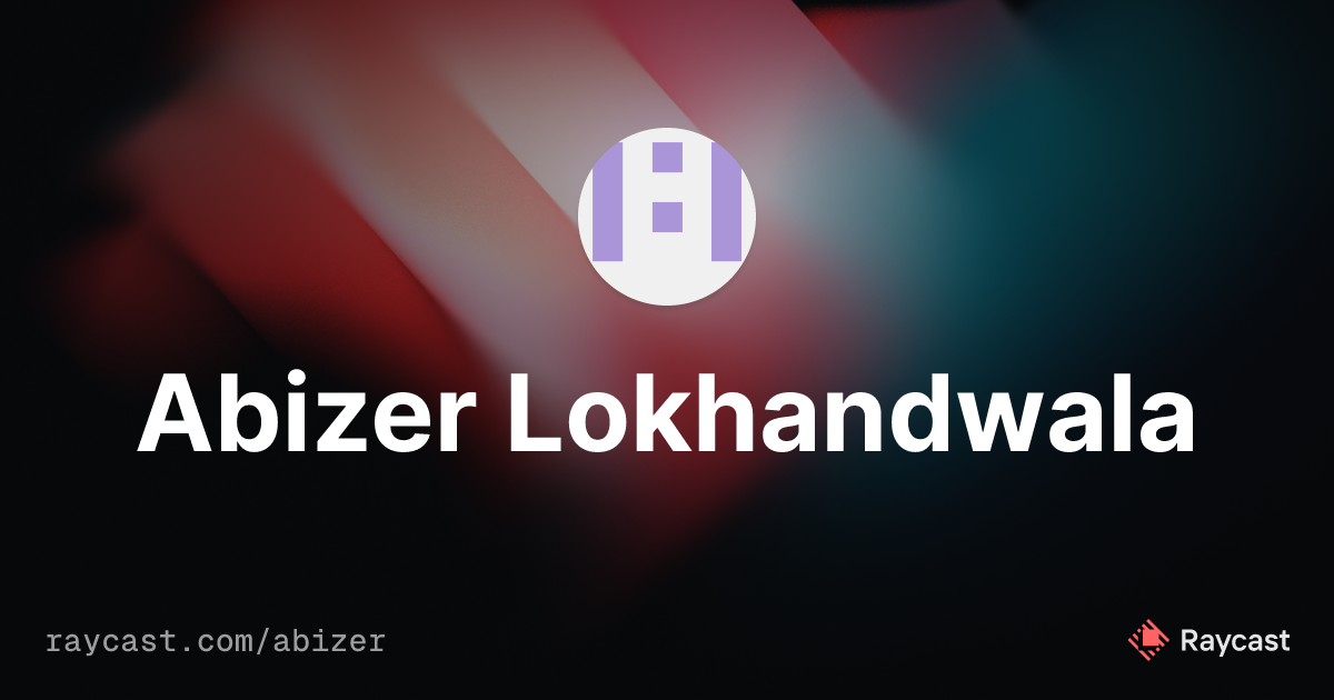 abizer (Abizer Lokhandwala)
