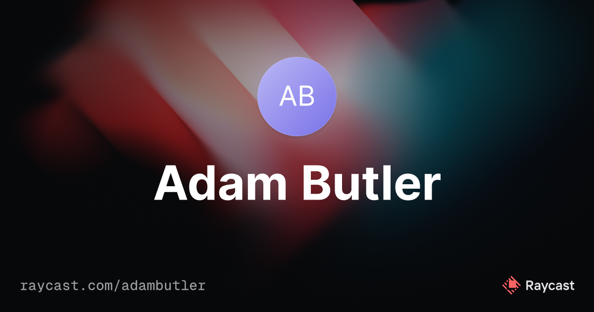 adambutler (Adam Butler)