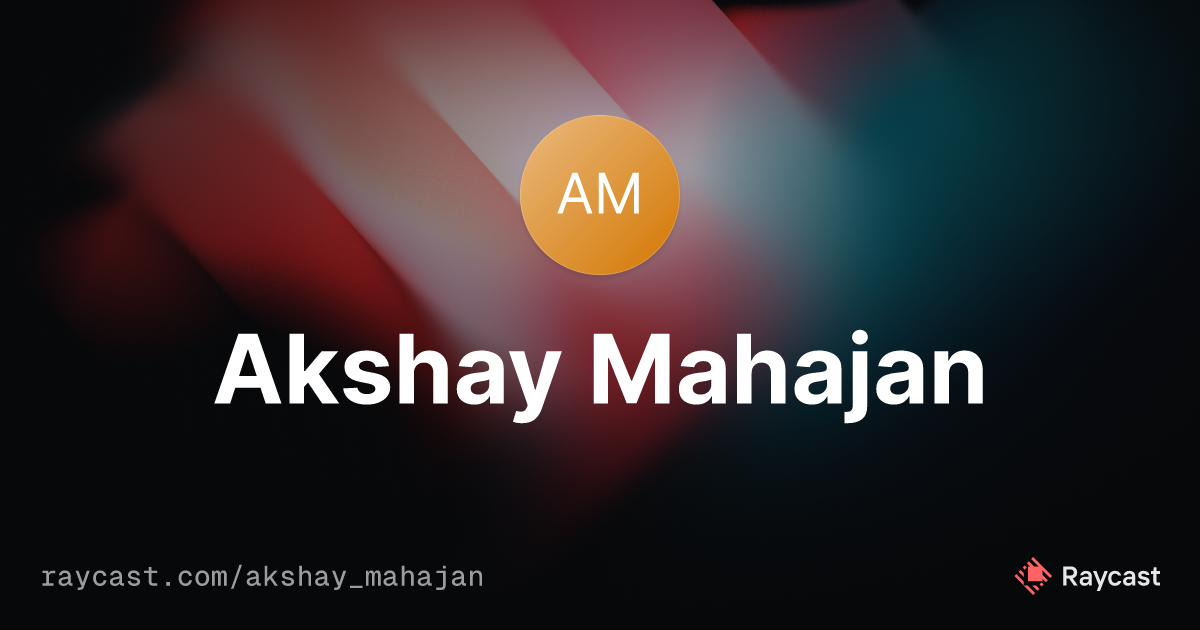 akshay_mahajan (Akshay Mahajan)