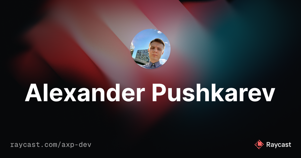 axp-dev (Alexander Pushkarev)