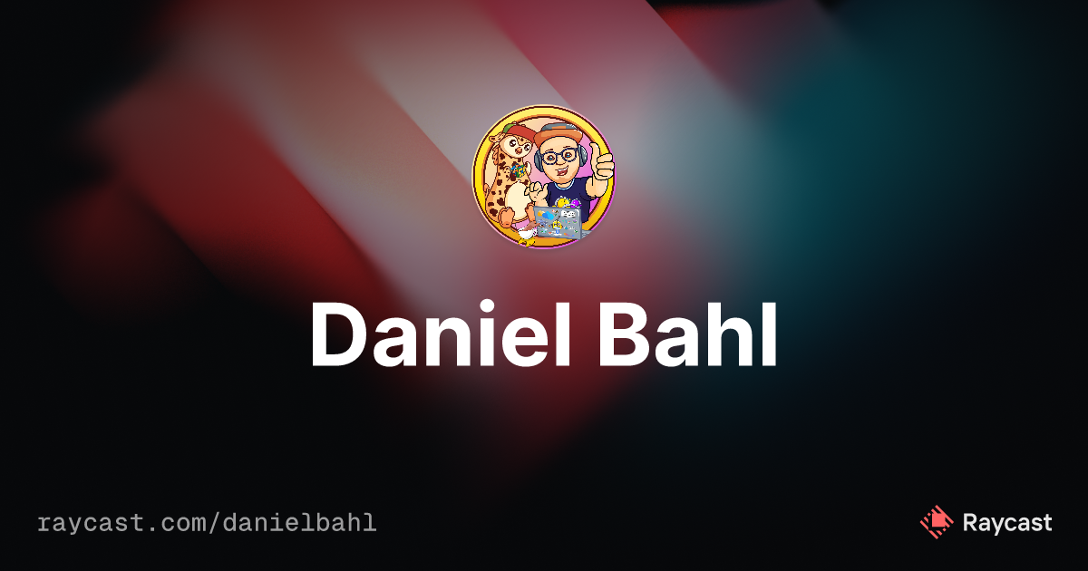 danielbahl (Daniel Bahl)