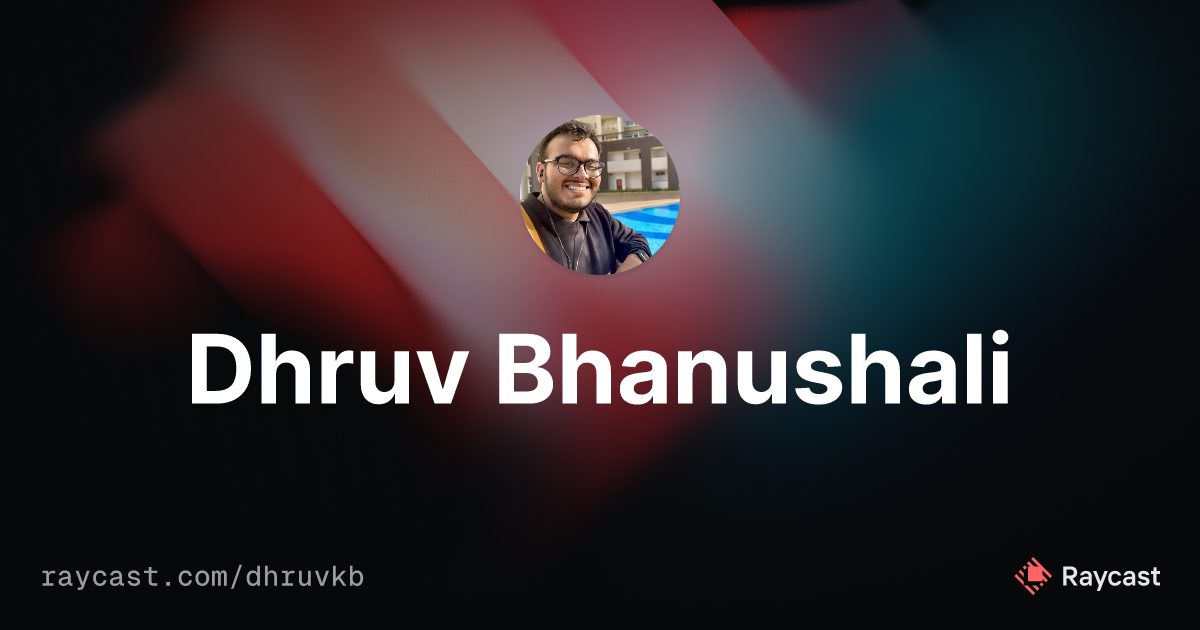 dhruvkb (Dhruv Bhanushali)