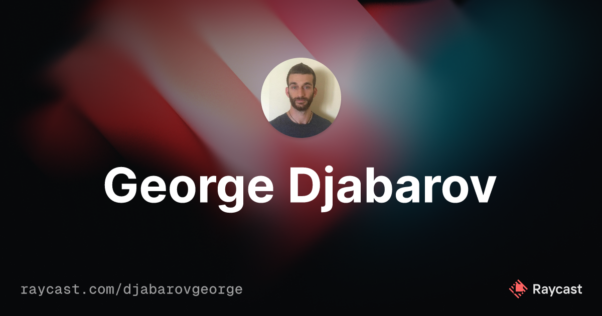djabarovgeorge (George Djabarov)