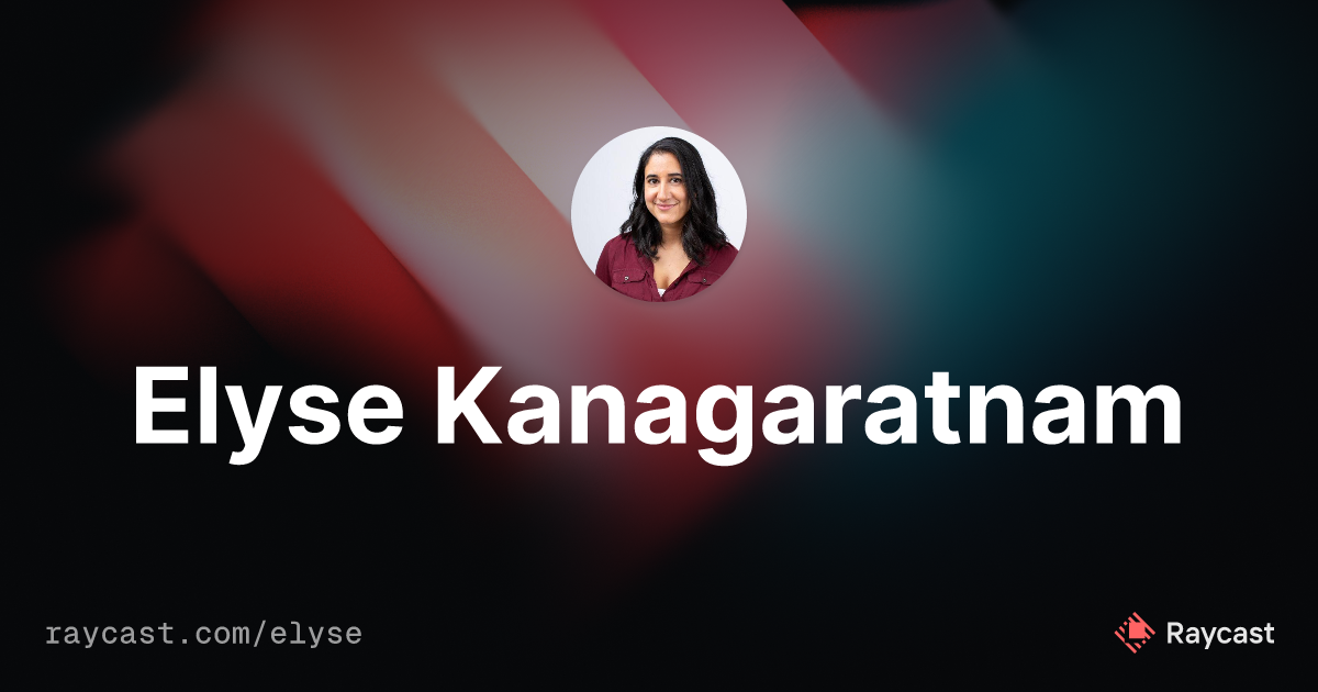 elyse (Elyse Kanagaratnam)