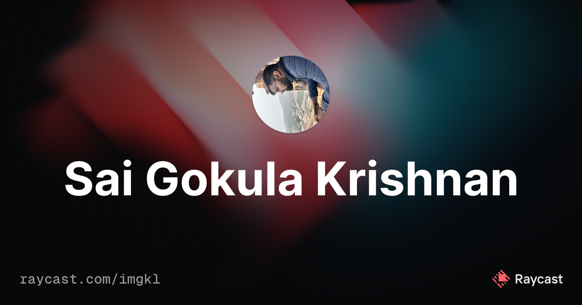 imgkl (Sai Gokula Krishnan)