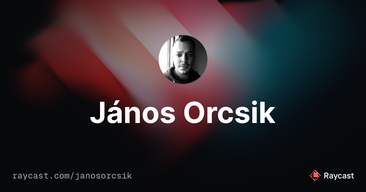janosorcsik (János Orcsik)