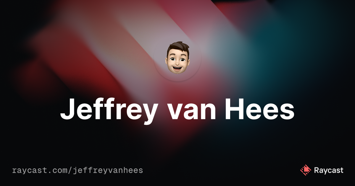 jeffreyvanhees (Jeffrey van Hees)