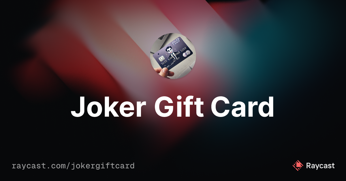 jokergiftcard (Joker Gift Card)