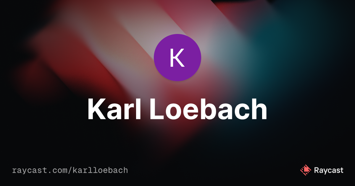 karlloebach (Karl Loebach)
