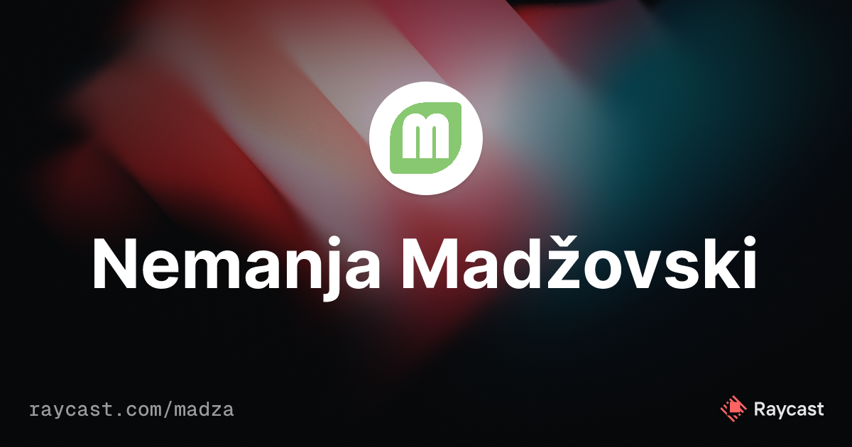 madza (Nemanja Madžovski)