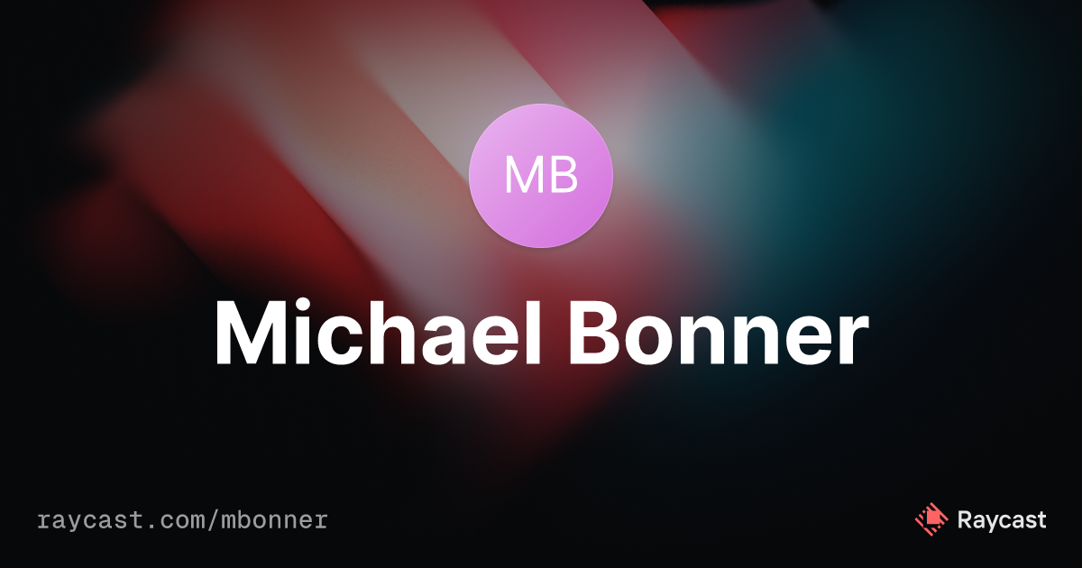 mbonner (Michael Bonner)
