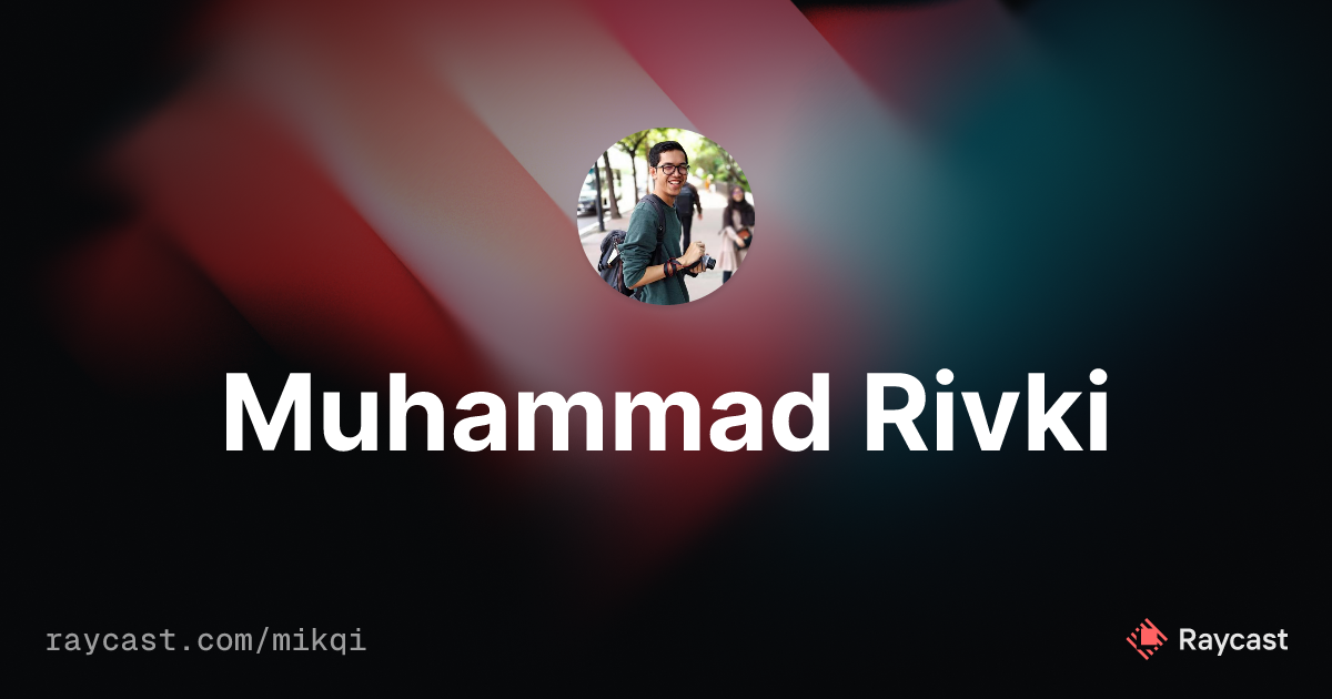 mikqi (Muhammad Rivki)