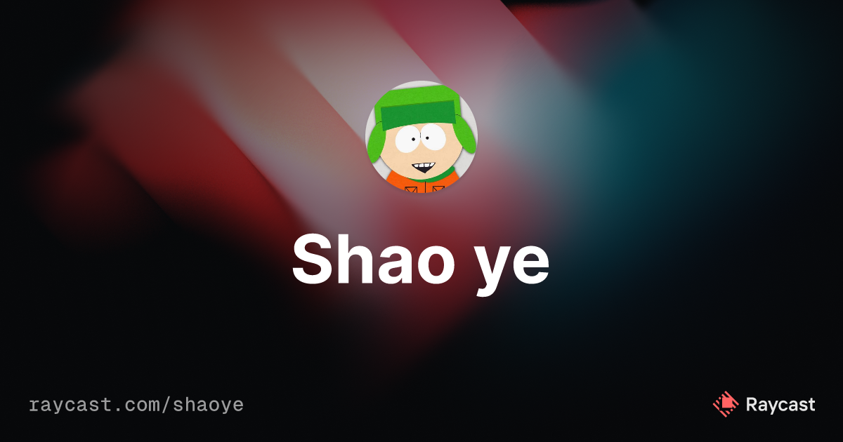 shaoye (Shao ye)
